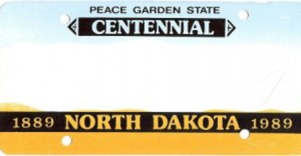Design It Yourself Custom North Dakota Plate #2. Free Personalization ...