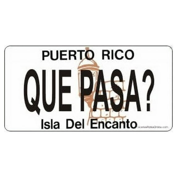 Design It Yourself Custom Puerto Rico Plate. Free Personalization on ...