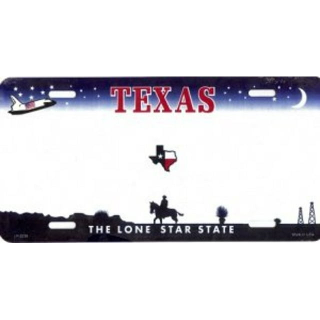 Design It Yourself Custom Texas Plate #3. Free Personalization on Plate ...