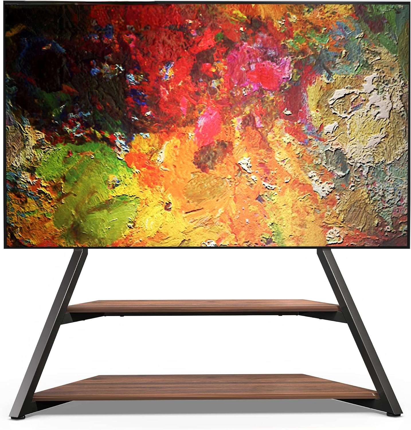 Design Large TV Floor Stand for 75 77 85 86 90 100 Inch TVs, Heavy Duty ...