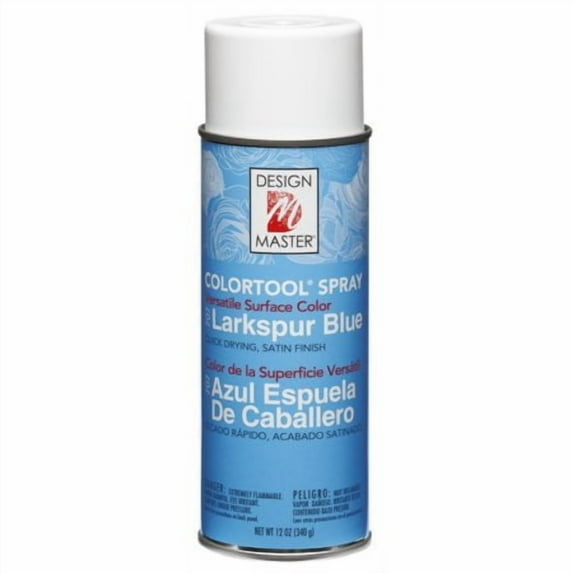 Design Master Colortool Spray Paint Larkspur Blue 12 oz - Walmart.com
