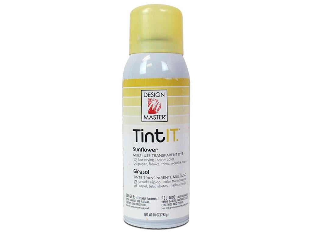 Design Master Tint IT 10 Ounce Transparent Sunflower Multi-Colored Dye ...