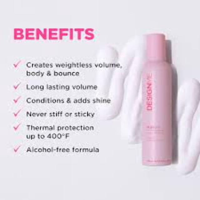 Design.Me Puff.Me Hair Curling Volumizing Mousse - 8.5 oz (New ...