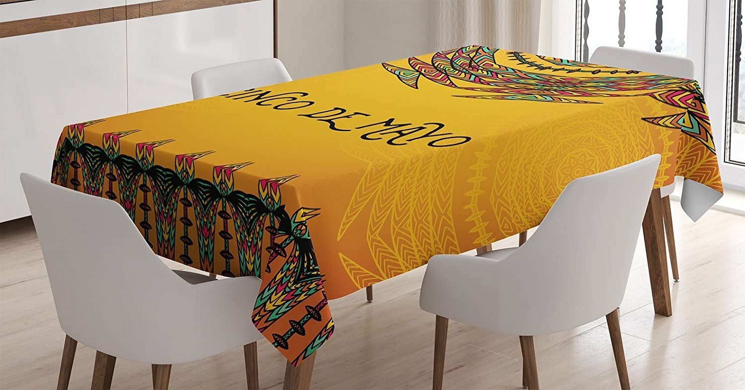 Design Mexican Tablecloth 5th May Celebration Historical National Aztec ...