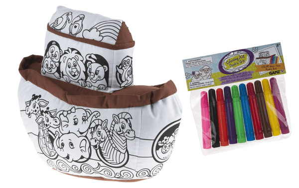 Design My Way NOAH'S ARK Coloring Kit, Includes 10 Markers, by Ganz ...