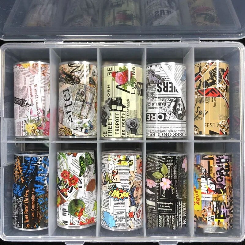 Design Nail Art Transfer Foils for Transfer Paper Stickers Sliders ...
