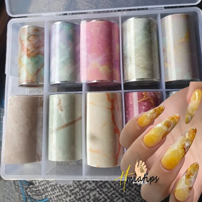 Design Nail Art Transfer Foils for Transfer Paper Stickers Sliders ...