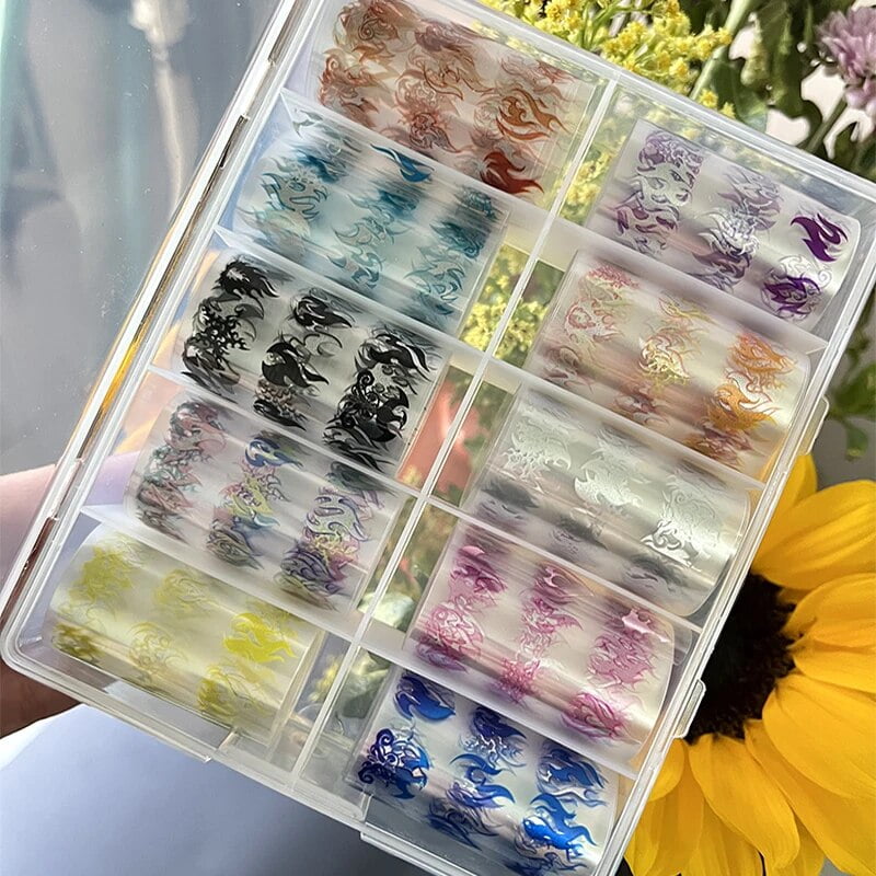 Design Nail Art Transfer Foils for Transfer Paper Stickers Sliders ...