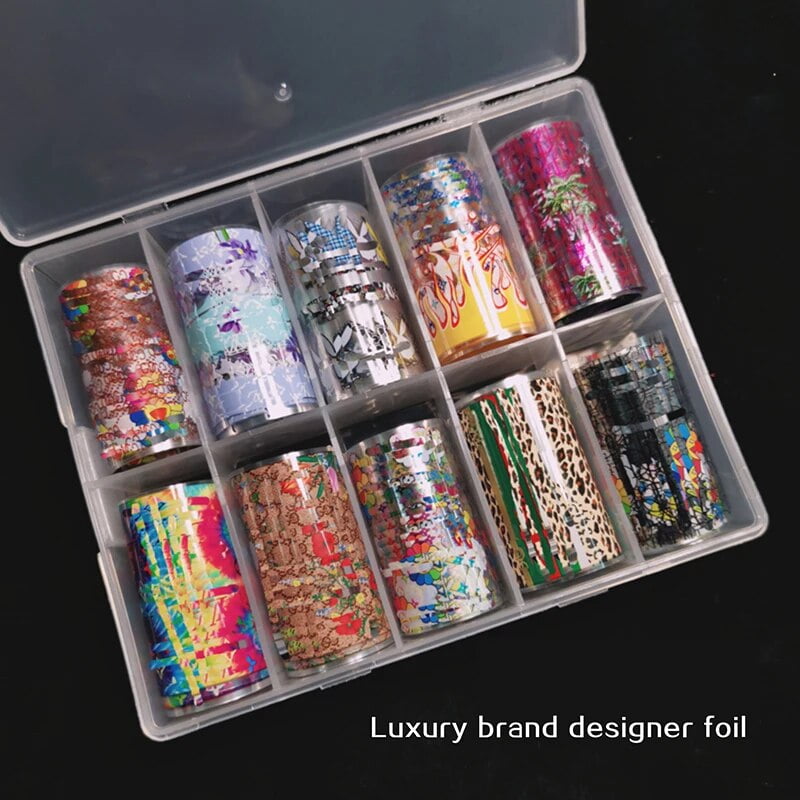 Design Nail Art Transfer Foils for Transfer Paper Stickers Sliders ...