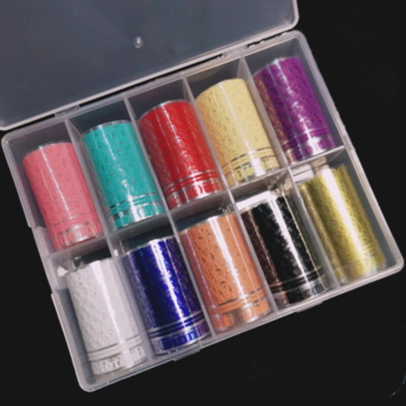 Design Nail Art Transfer Foils for Transfer Paper Stickers Sliders ...