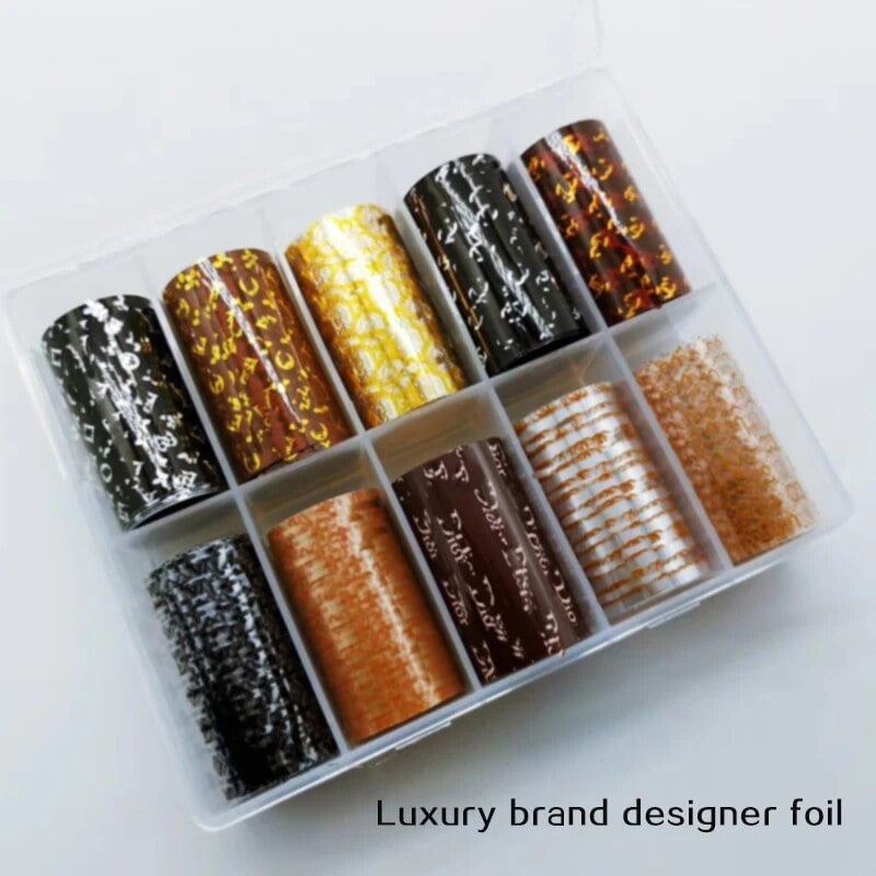 Design Nail Art Transfer Foils for Transfer Paper Stickers Sliders ...