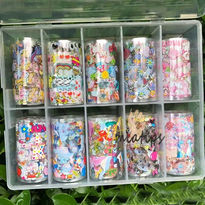 Design Nail Art Transfer Foils for Transfer Paper Stickers Sliders ...