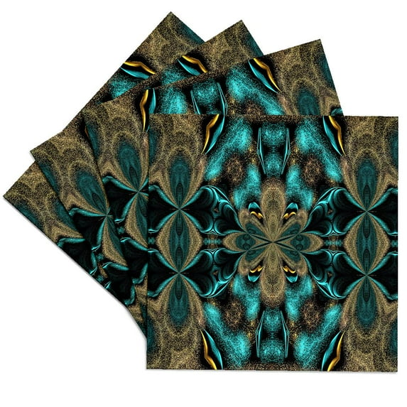 3drose, Design of Hearts in a Sea of Colors, Set of 4 Ceramic Tile ...