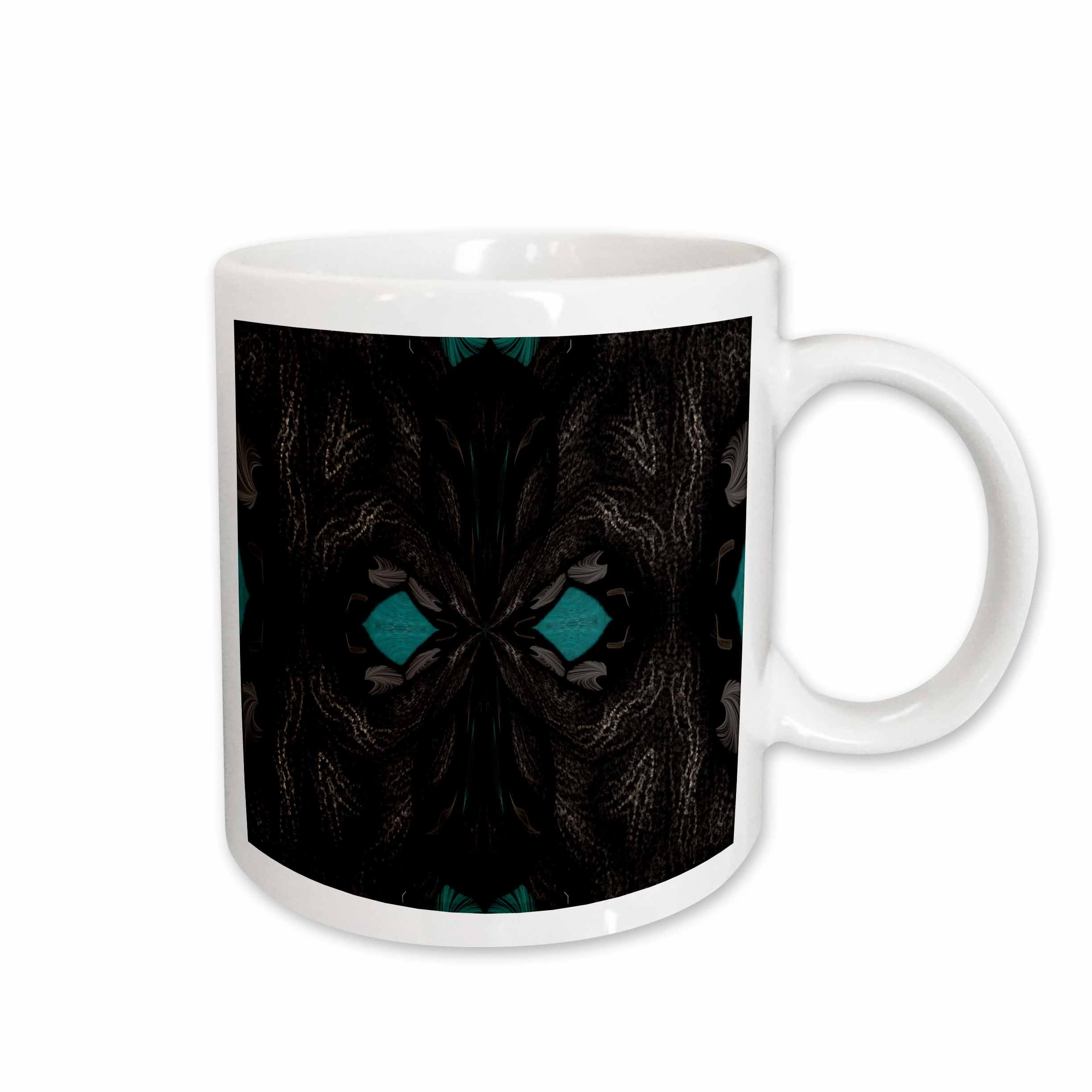 3drose, Design of Teal Diamonds in an Hourglass, 11oz Mug - Walmart.com