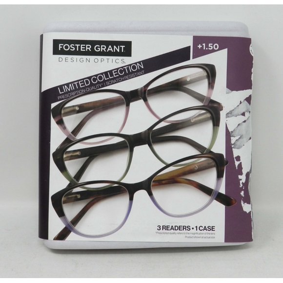 Design Optics Foster Grant Reading Glasses in Reading Glasses - Walmart.com