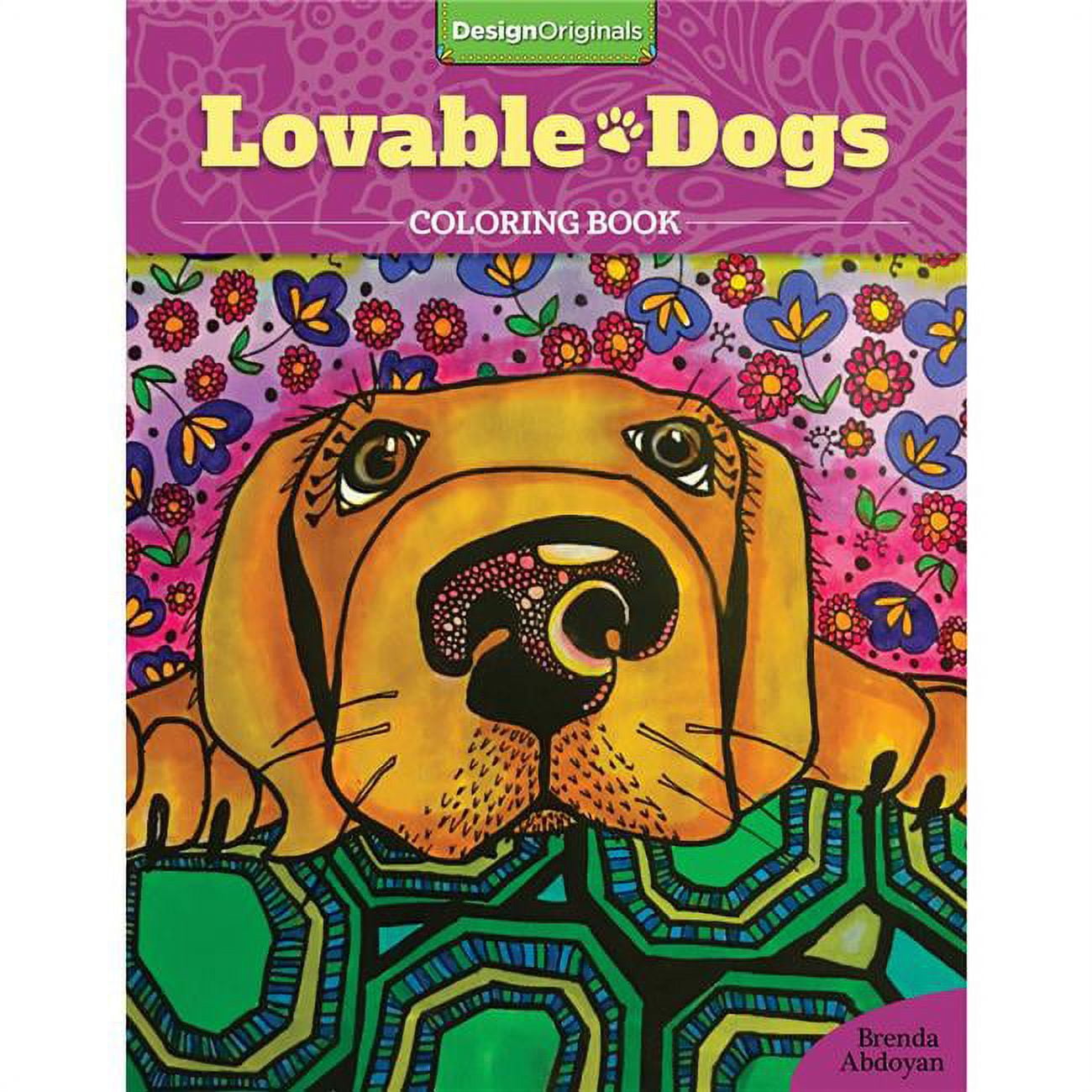 Design Originals Lovable Dogs Coloring Book - Walmart.com