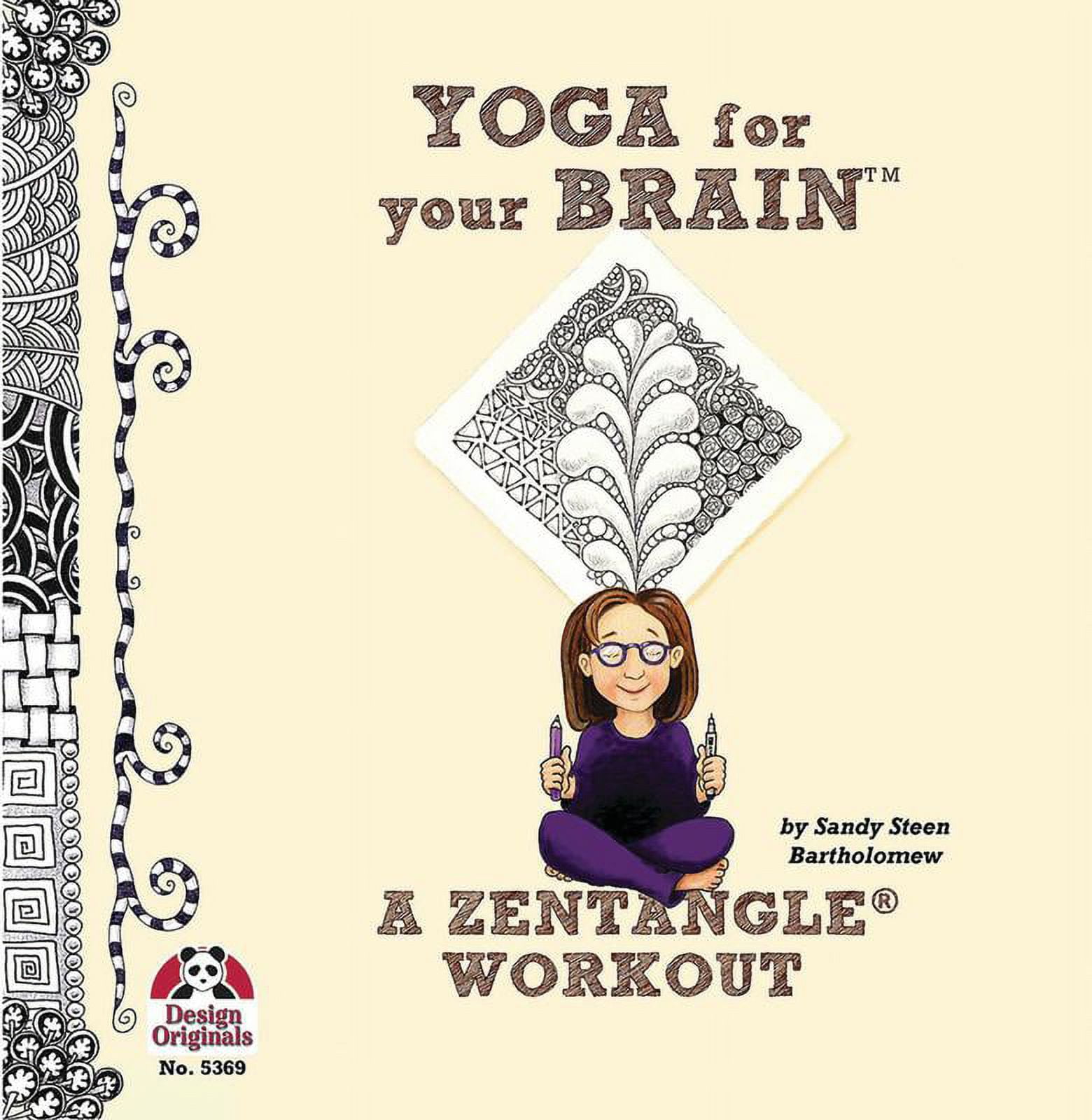 Design Originals Yoga For Your Brain: A Zentangle Workout - Walmart.com