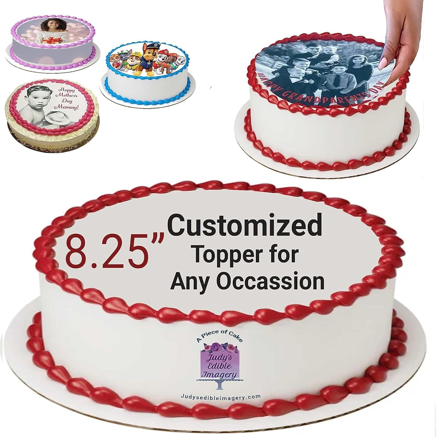 Design Own Cake Topper - 8.25” Edible Print Company Images Pictures ...
