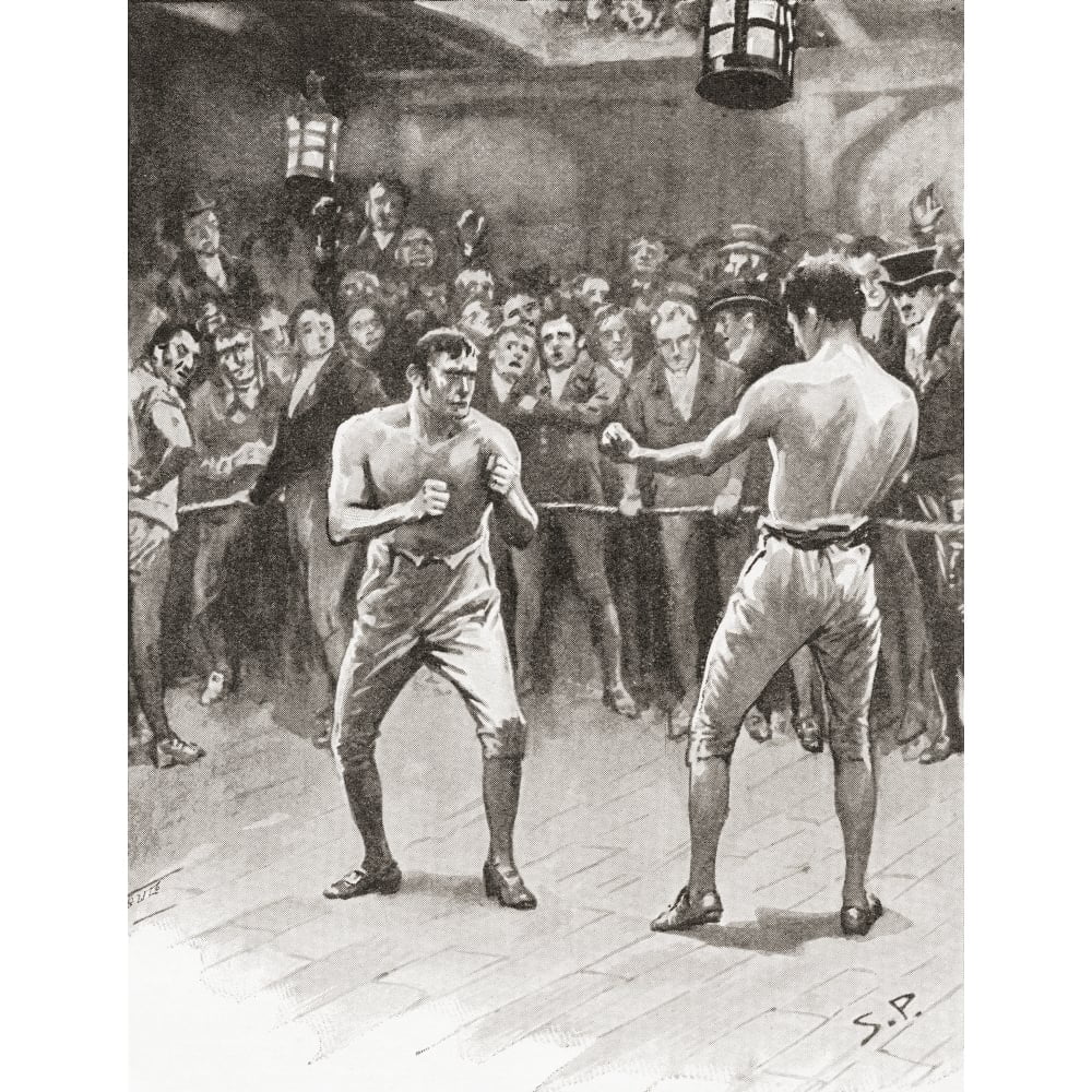 Design Pics Bare-Knuckle Boxing in The 19th Century. Aka Bare-Knuckle Prizefighting Or ...