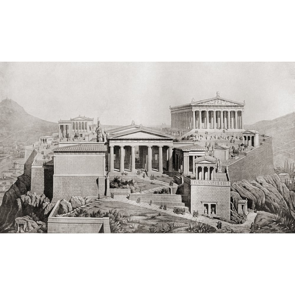 Design Pics DPI1872714 The Acropolis Athens Greece As It Would Have ...