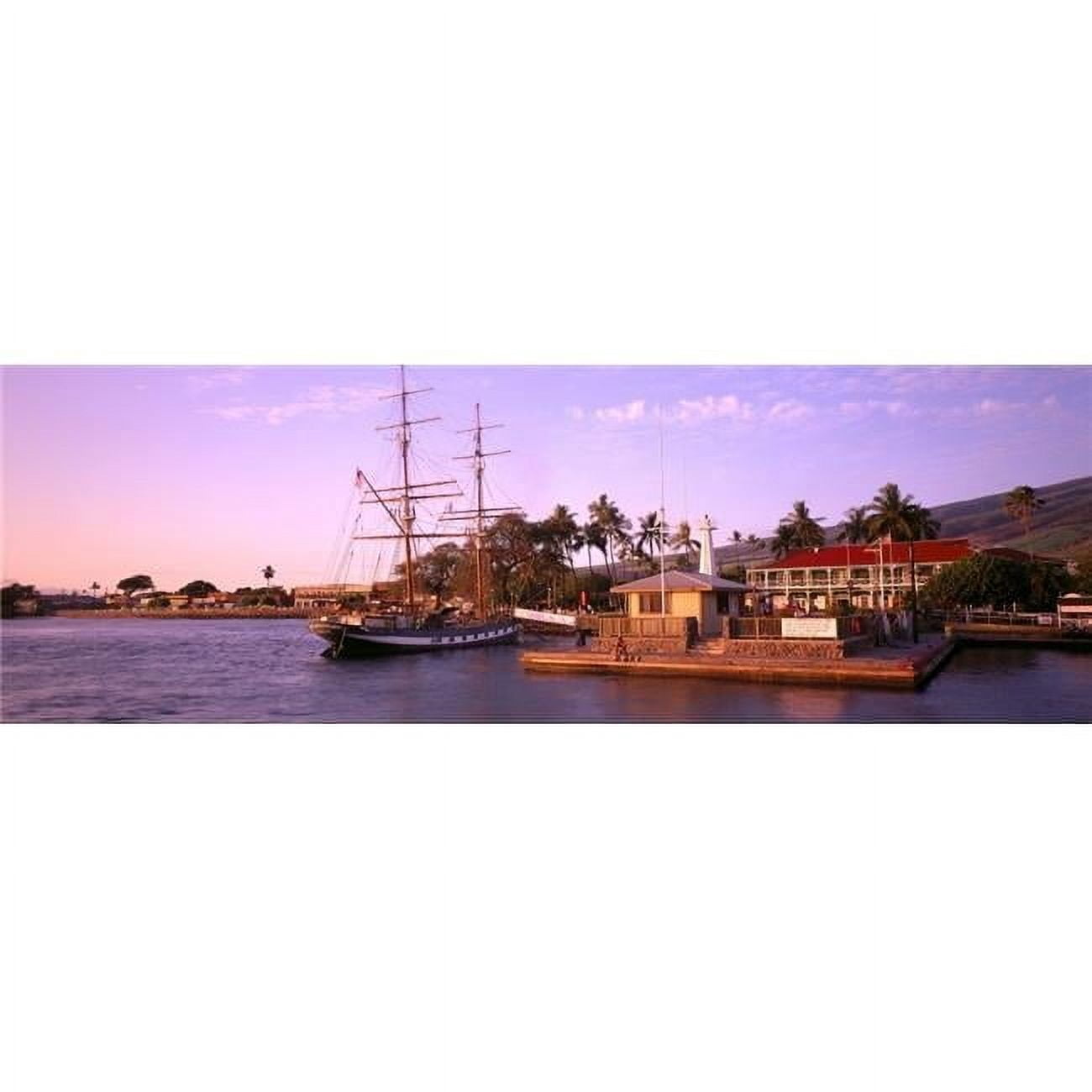 Design Pics DPI1997235LARGE Hawaii Maui Lahaina Harbor with Brig ...