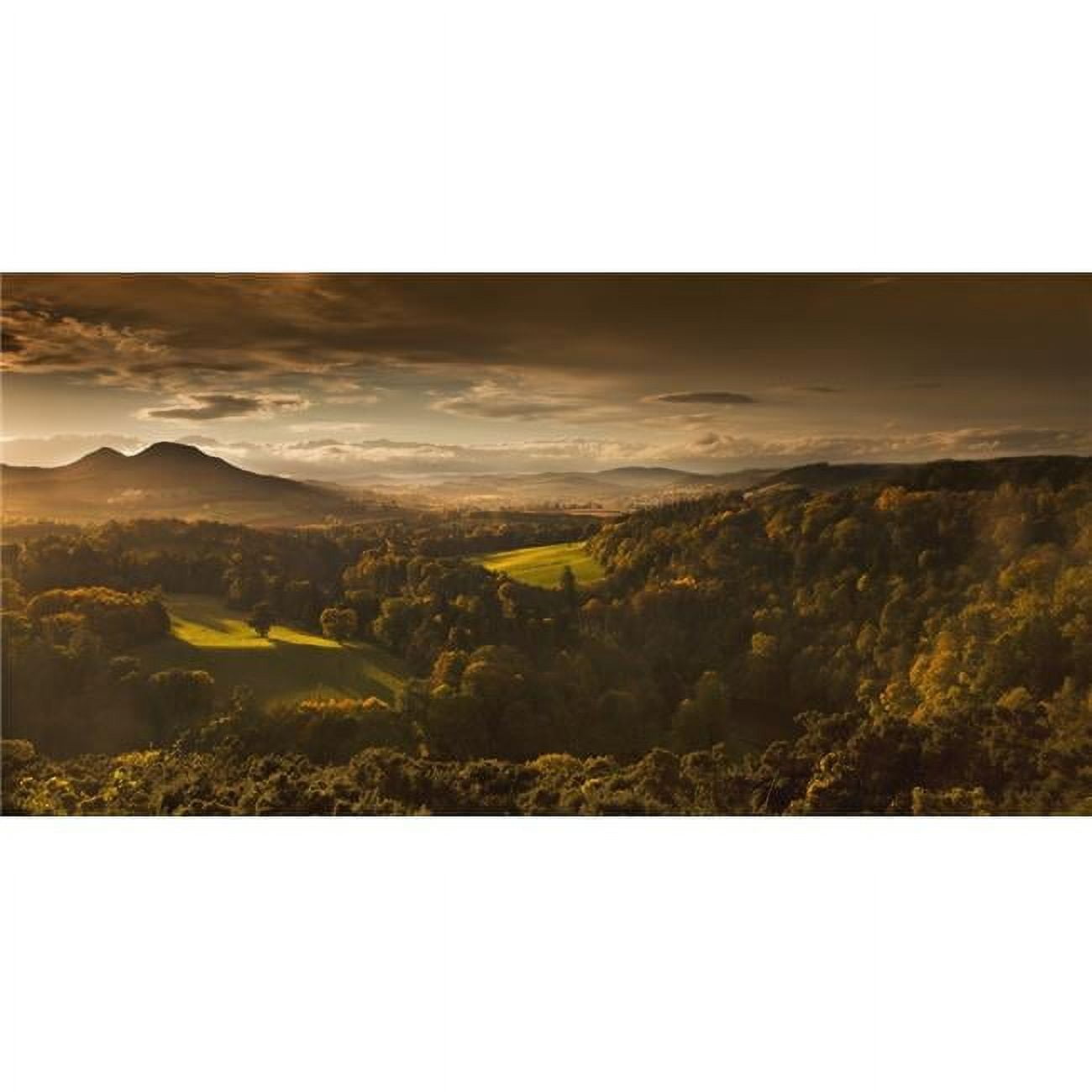 Design Pics DPI2031962 Sunlight Cast On Trees & Mountains Through The ...