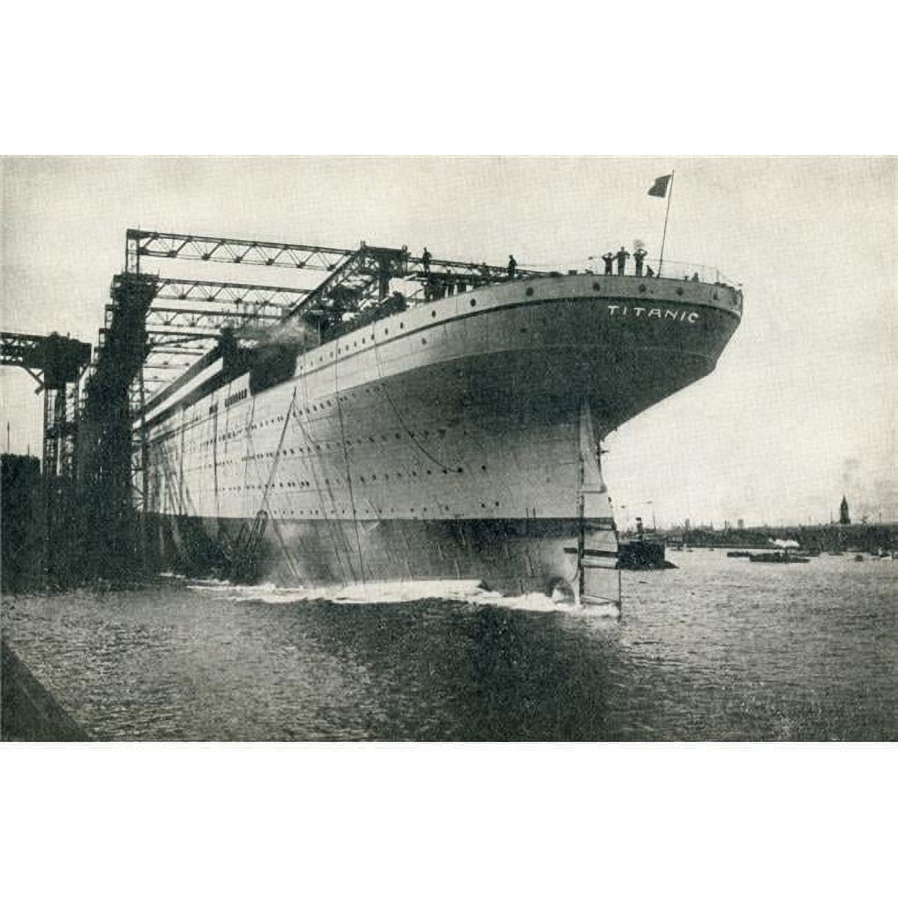 Design Pics Launching of The Rms Titanic of The White Star Line At The ...