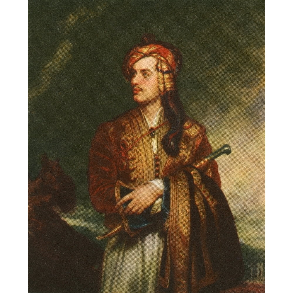 Design Pics Lord Byron in Albanian Dress After The Painting by Thomas Phillips in 1813 George ...