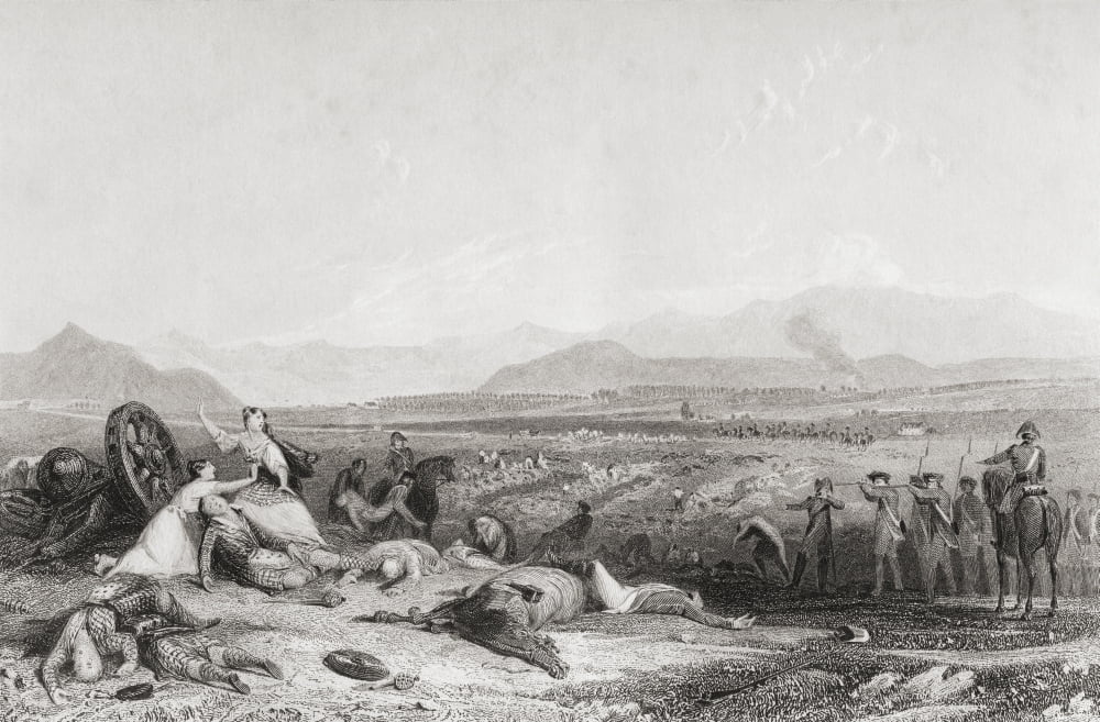 Design Pics Scottish Women Trying To Protect The Wounded From British ...