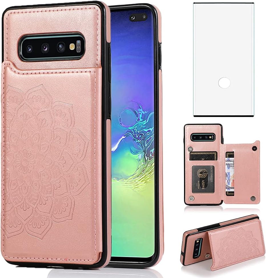 Design for Samsung Galaxy S10 Wallet Case,PU Leather Phone Cases with ...