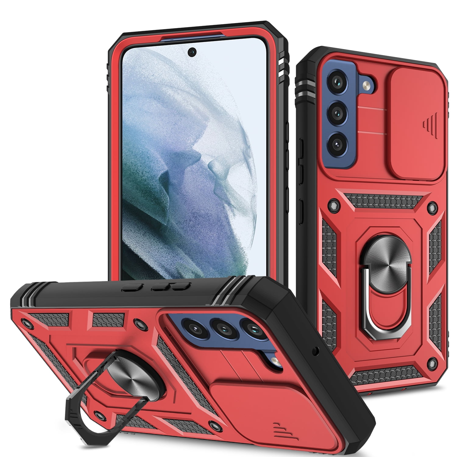 Design for Samsung Galaxy S23 Phone Case with Camera Lens Sliding Cover ...