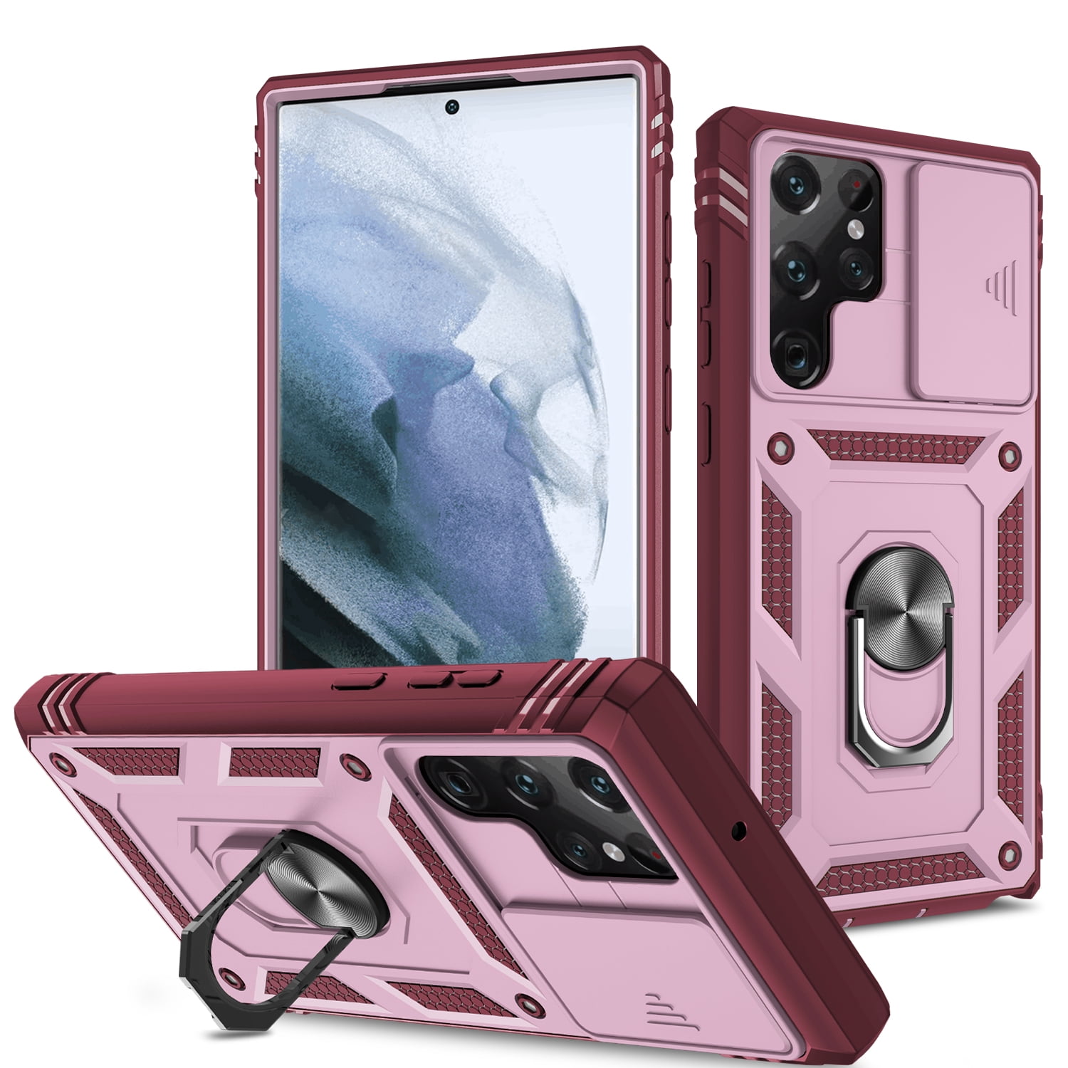 Design for Samsung Galaxy S23 Ultra Phone Case with Camera Lens Sliding ...
