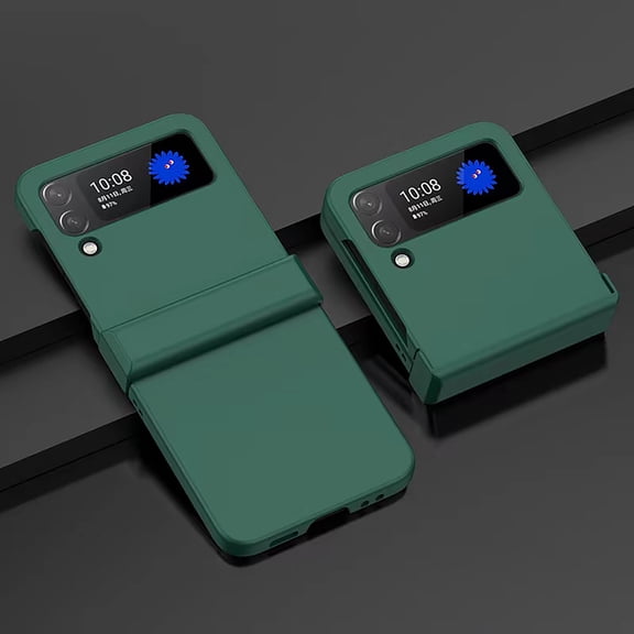 Design for Samsung Galaxy Z Flip 5 Case with Hinge Protection, Liquid ...
