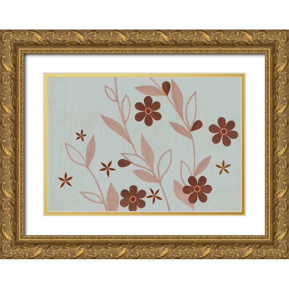 Design Show 18x14 Gold Ornate Wood Framed with Double Matting Museum ...
