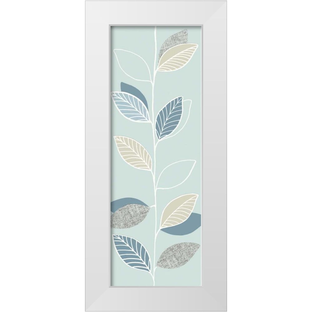 Design Show 7x14 White Modern Wood Framed Museum Art Print Titled ...