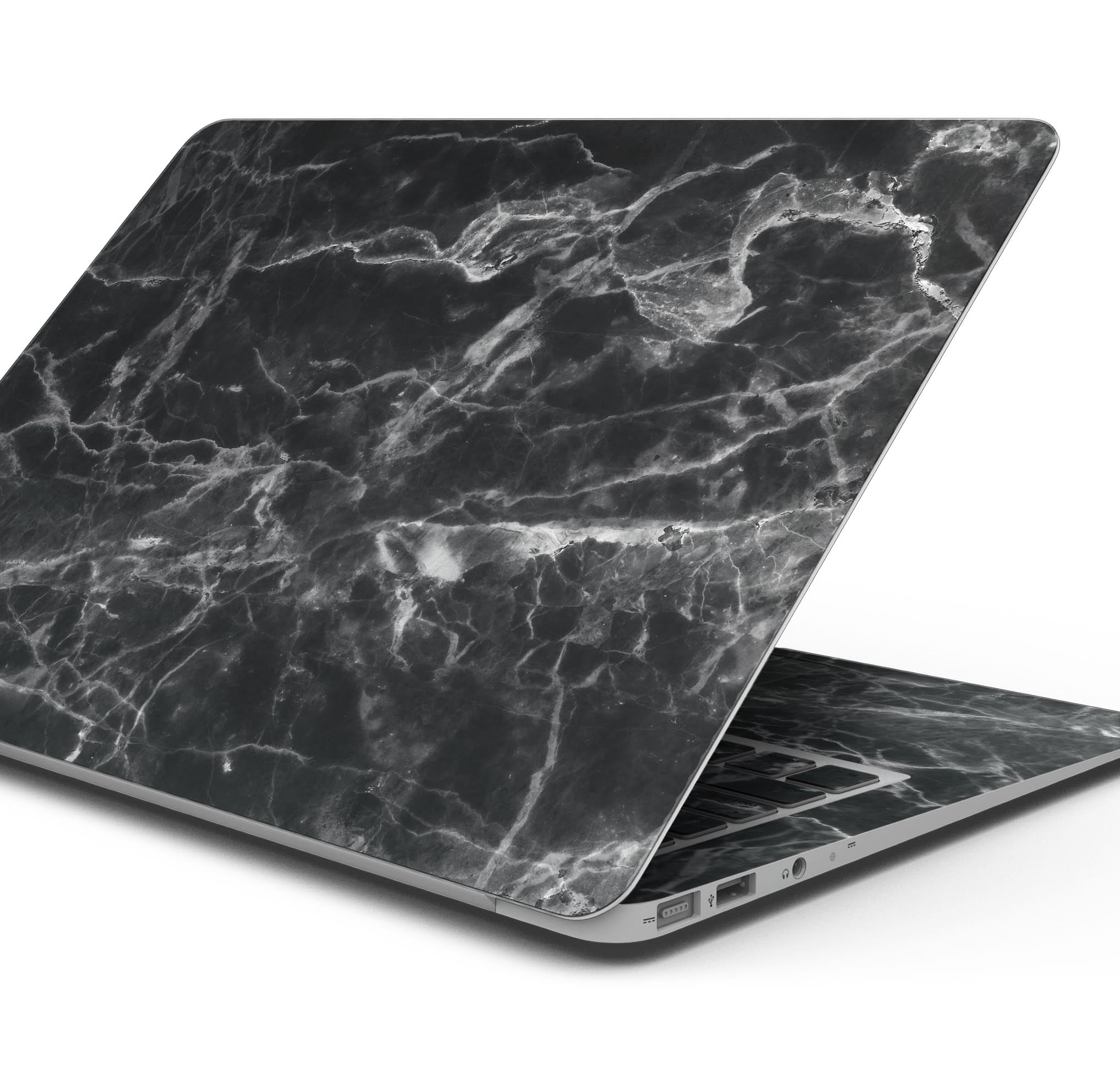 Design Skinz Smooth Black Marble Full-Body Wrap Scratch Resistant Decal ...