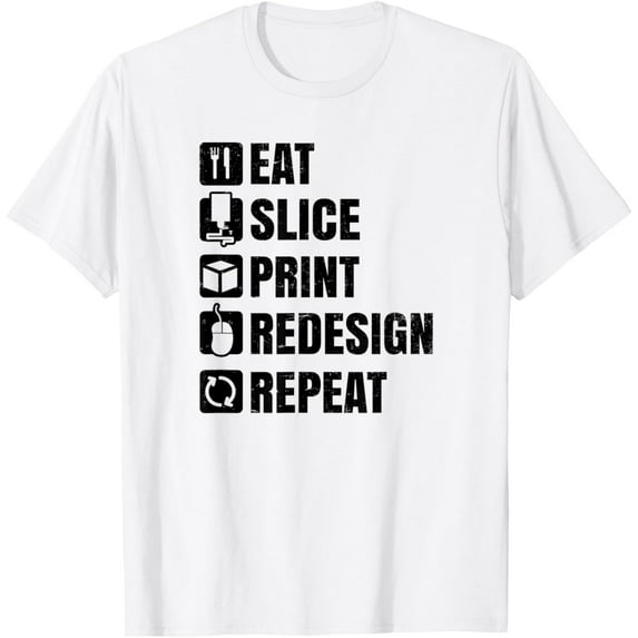 Design Slice Redesign Design 3D Printing T-Shirt - Walmart.com