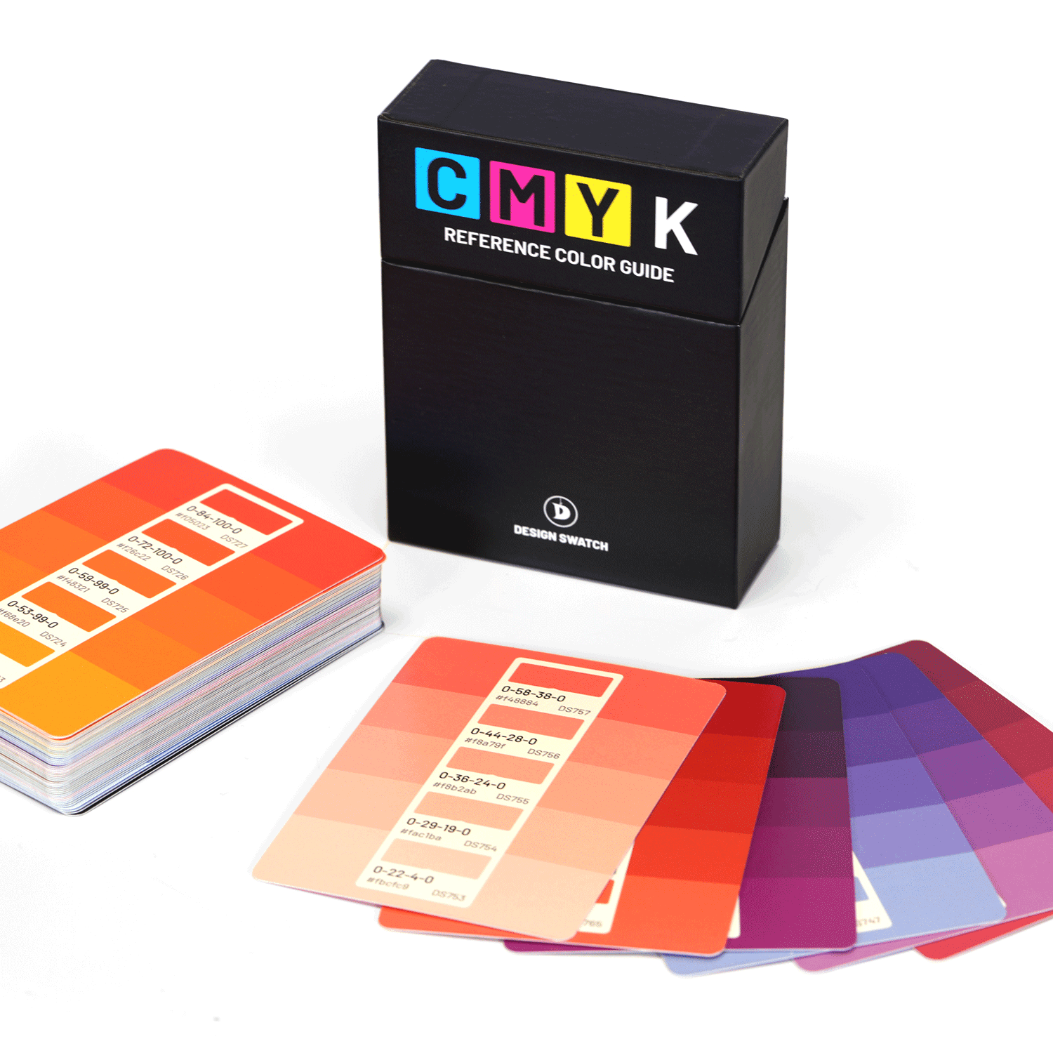 Design Swatch A CMYK Color Reference Guide with 50 cards and 350 design ...
