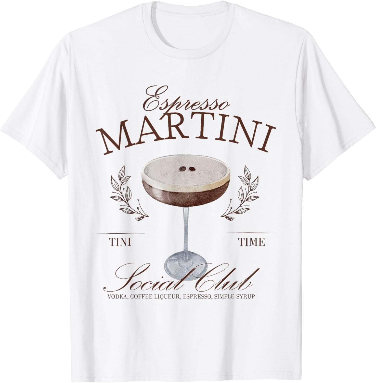 Design T-Shirt，Espresso Martini Social Club Cocktail Bachelorette ...