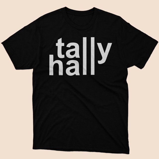 Design Tally Hall Merchandise Mens Black Tshirt Size S to 5XL - Walmart.com