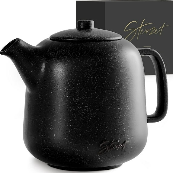 Design Tea Pot (44 oz) - Premium Ceramic Teapot with Infuser for Loose ...