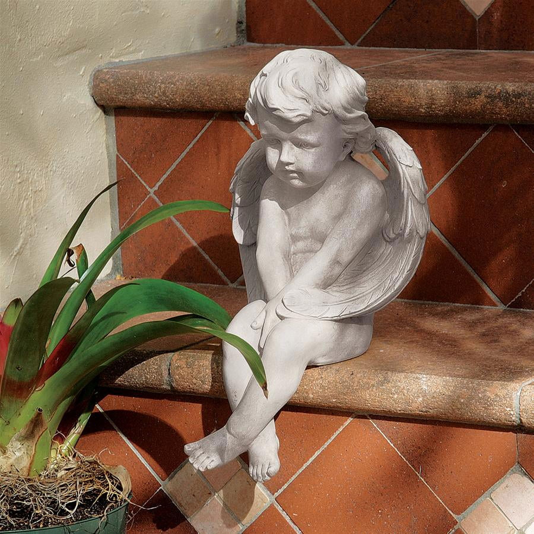 Design Toscano Angel of Meditation Sitting Cherub Statue - Walmart.com