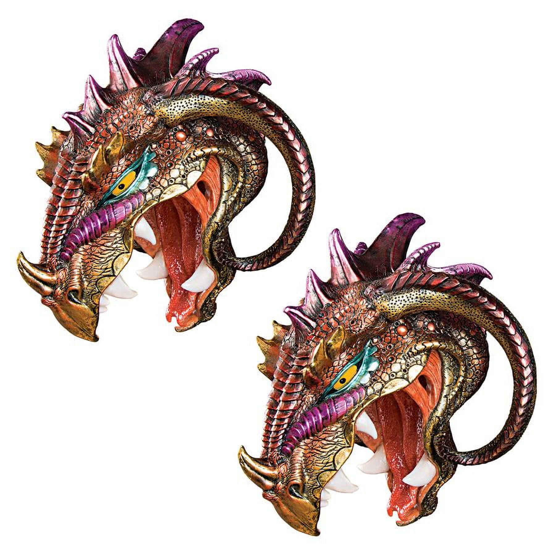 Design Toscano Astaroth, Prince of Hell Dragon Wall Sculpture: Set of ...