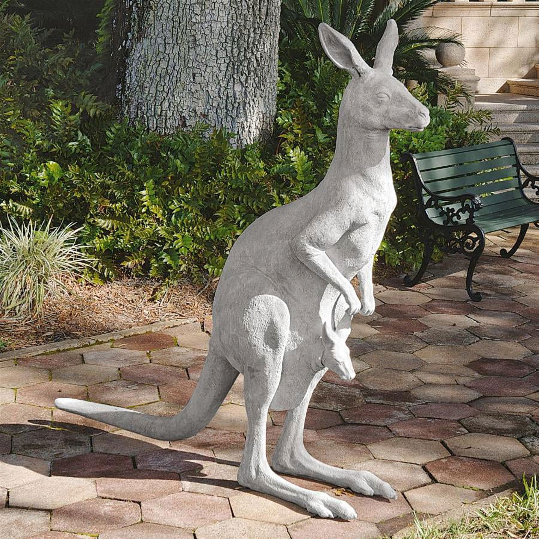 Design Toscano Australian Outback Kangaroo Garden Sculpture - Walmart.com