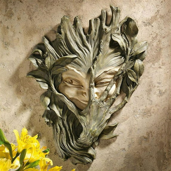 Design Toscano Bashful Wood Sprite Wall Sculpture - Walmart.com