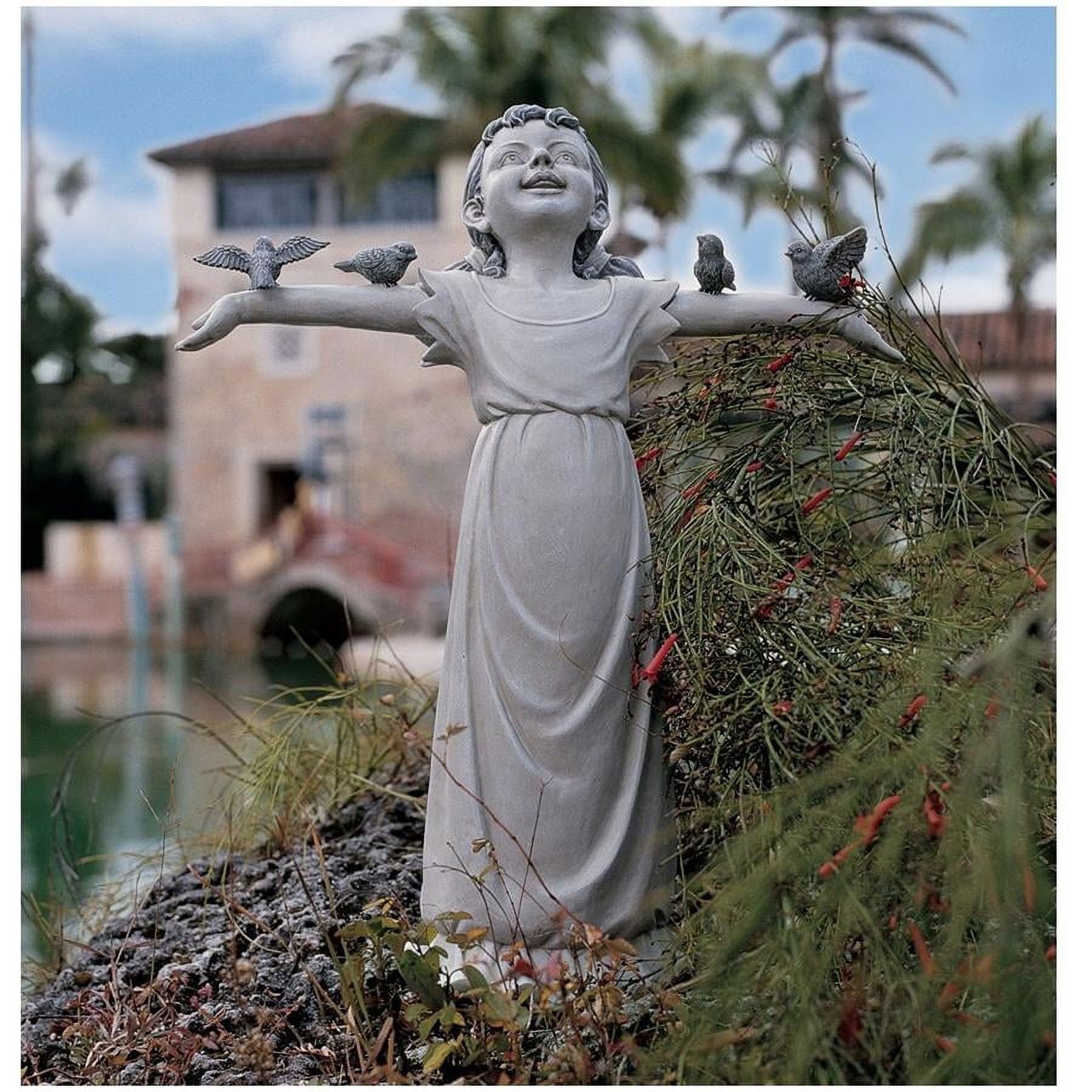 Design Toscano Basking in God's Glory Little Girl Statue: Medium ...
