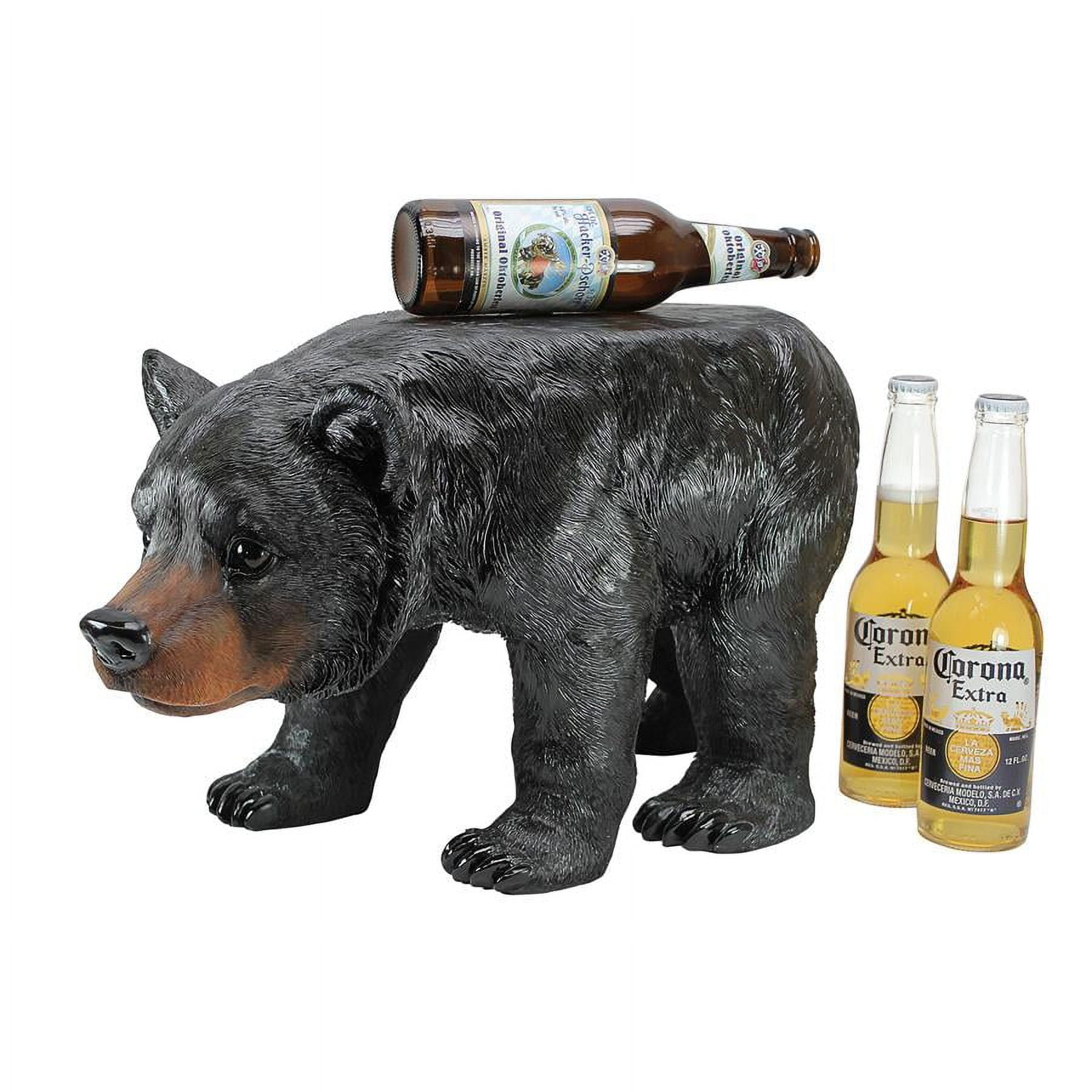 Design Toscano Black Bear Sculptural Stool - Walmart.com