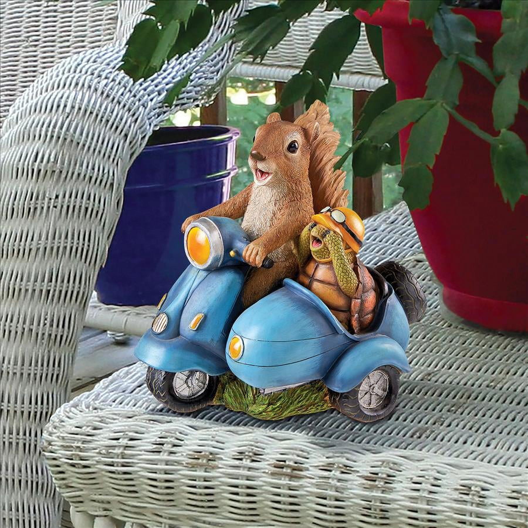 Design Toscano Born to be Wild Squirrel on Motorcycle Statue - Walmart.com