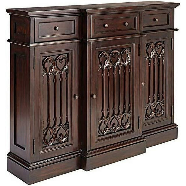Design Toscano Canterbury Abbey Gothic Sideboard Console Table - Walmart.com
