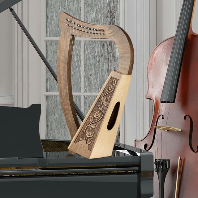 Design Toscano Celtic Rosewood Tara Harp - Walmart.com